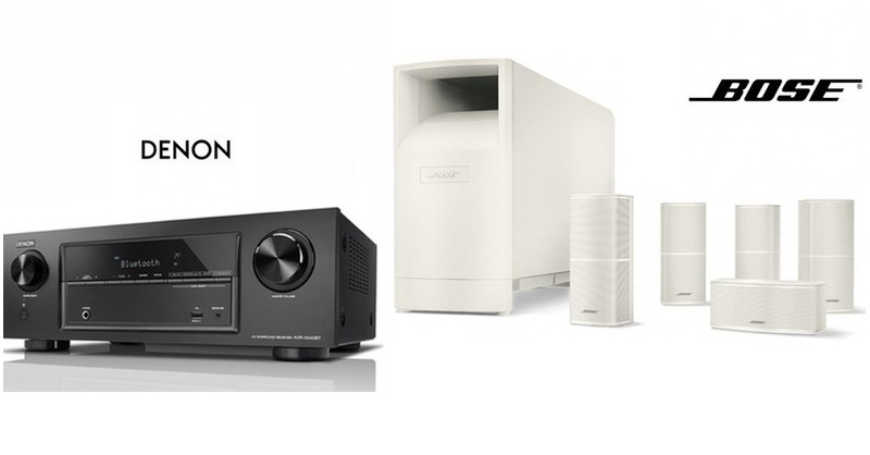 Denon AVR-X2500H & Bose Acoustimas 10 Series V: Combo dàn xem phim hấp dẫn nhất hiện nay | SAIGON HD